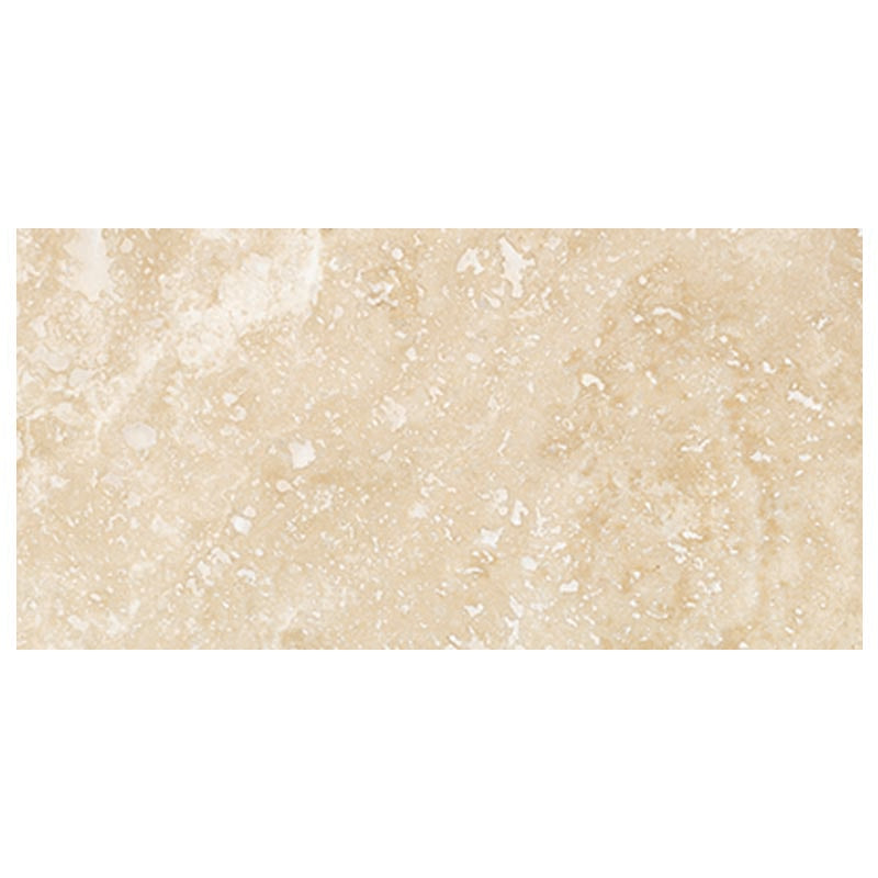 Ivory (Light) Travertine 12" X 24" Tile - (Cross-cut) — Oracle Tile & Stone