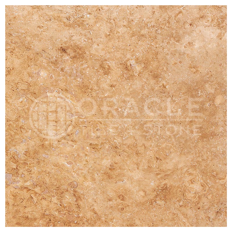 Walnut Travertine 18" X 18" Tile Filled & Honed — Oracle Tile & Stone